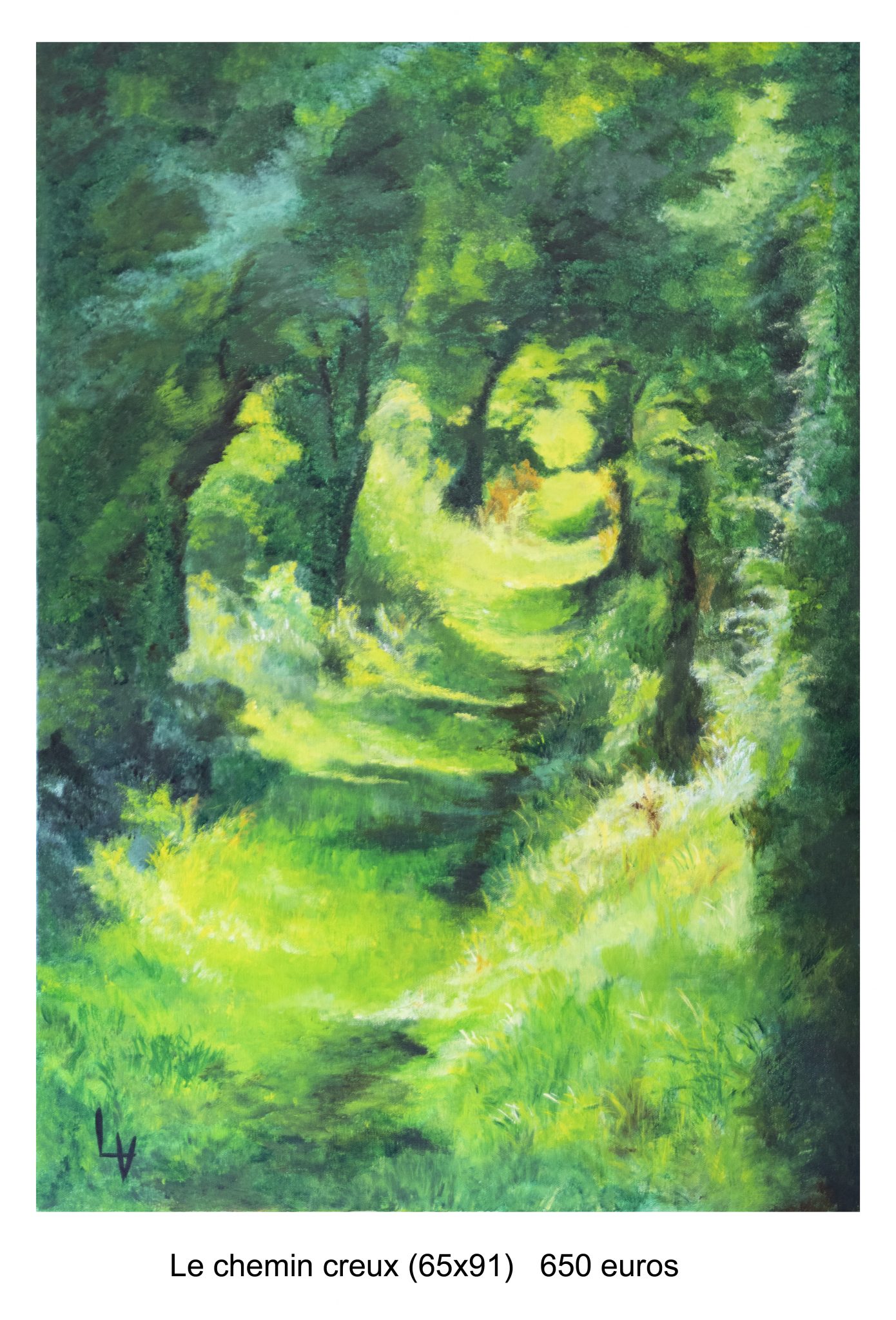 Le chemin creux – La Galerie de Laurence Vauclin